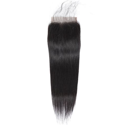 Tissage Lisse Avec Closure Cheveux Naturels Remy