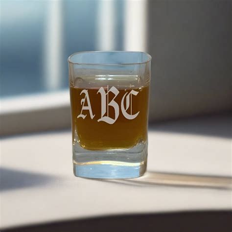 Custom Engraved Strauss Crystal Shot Glass 2 Oz Item 14609828