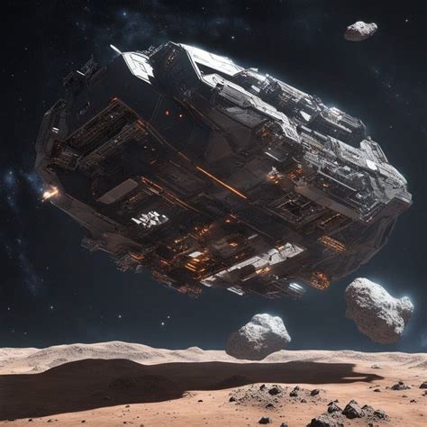 Sci Fi Asteroid Mining Operation By Robrahs On Deviantart