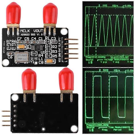Ad9833 Dds Signal Generator Module 0 Mhz To 125 Mhz Squaretriangle