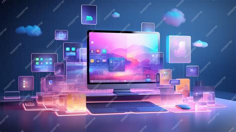 premium ai image web ui ux design web development concept web building