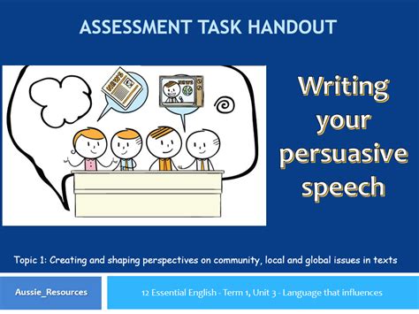 12 Essential English Ia1 Task Handout Persuasive Multimodal