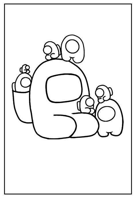 Desenhos De Among Us Para Imprimir E Colorir Pinte Online
