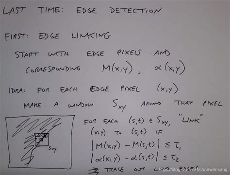 数字图像处理笔记——边缘连接和直线检测（edge Linking And Line Detection） Csdn博客