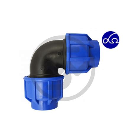 Gomito Raccordo Compressione PN 16 16x16 Per Irrigazione E Giardinaggio