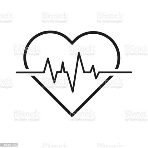 심장 박동 아이콘입니다 심장과 Cardiorgam 심장 박동 아이콘입니다 심장 박동 심장 박동 맥박 아이콘입니다 벡터 그림입니다