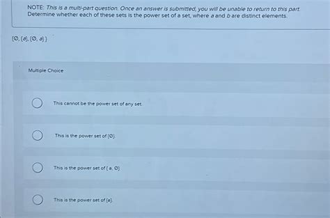 solved note this is a multi part question once an answer