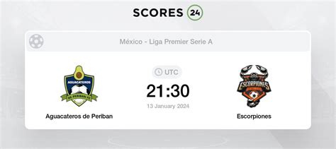 Fútbol Aguacateros de Periban vs Escorpiones pronóstico hoy