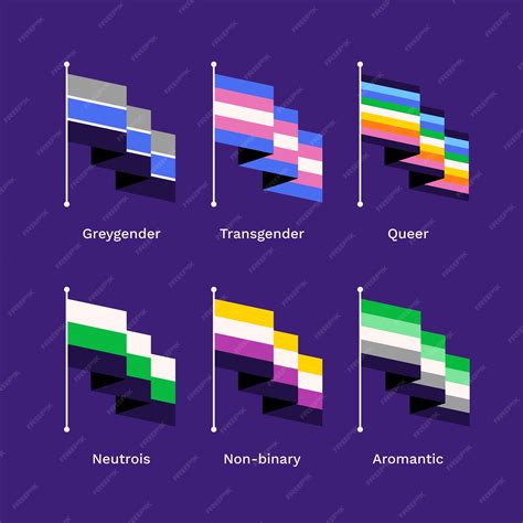Premium Vector Flat Pride Month Lgbt Flags Collection