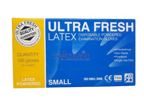 Disposable Latex Gloves Large Llmi Auspackaging