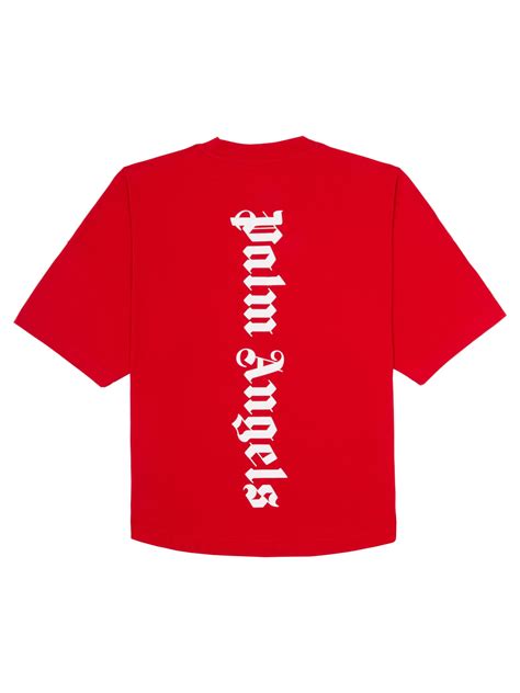 Logo T Shirt In Red Palm Angels® Official