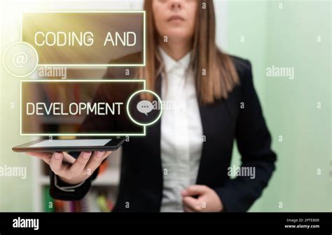 Conceptual Caption Coding And Development Internet Concept Programming