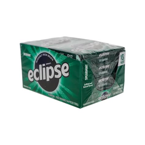 Eclipse Spearmint Sugar Free Gum Pack Of 8 18 Piece The Club Price