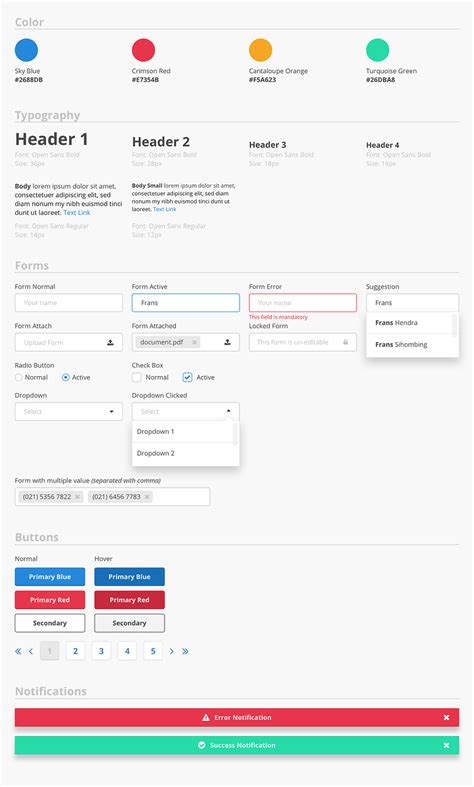 Style Guide Collection Samples By Lakpriya Dissanayake On Dribbble