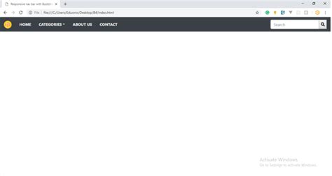 How To Use Responsive Navbar Using Bootstrap