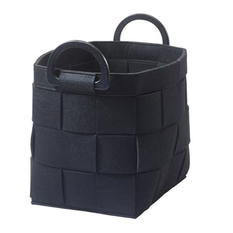 aquanova DIX Panier à linge noir DIXSBM REUTER