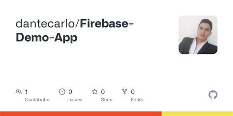 Github Dantecarlo Firebase Demo App