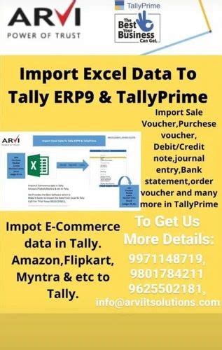 Excel To Tally Software At ₹ 7500piece Badarpur New Delhi Id