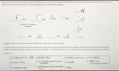 Solved sing your reaction roadmap as a guide, show how to | Chegg.com