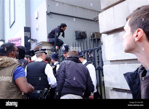 London Uk 25th Apr 2015 A March Against Gentrification In Brixton