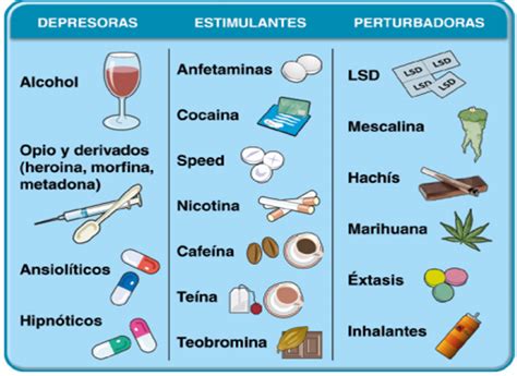 Tipos De Drogas Educación Vial Caballas