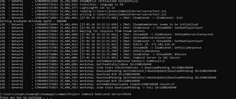 steam cmd dedicated server not downloading mods r projectzomboid