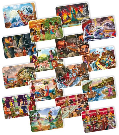 ΟΙ ΠΕΡΙΠΕΤΕΙΕΣ ΤΟΥ ΟΔΥΣΣΕΑ παζλ 2 όψεων 48 τμχ And βιβλίο 3 ετών E Schooling Gr