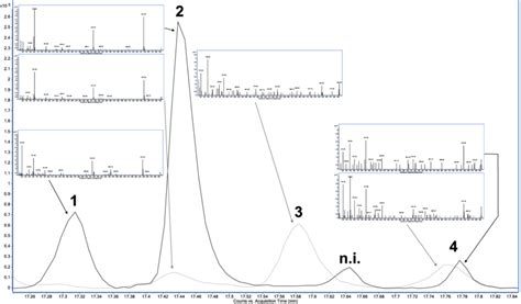 Overlapping Of Extract Ion Chromatograms Eic Of [m H] [m Hcoo