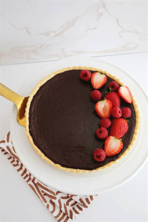 Chocolate Tart A Beautiful Mess