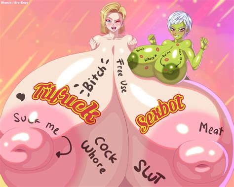 Rule 34 Android 18 Areolae Big Areola Big Breasts Busty Cheelai