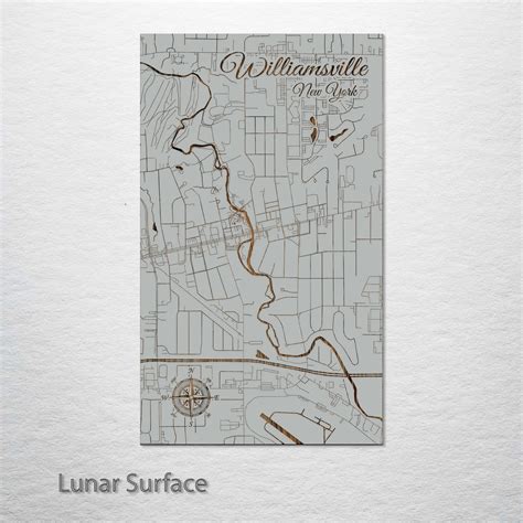 Williamsville New York Street Map Large 225” X 38” Lunar