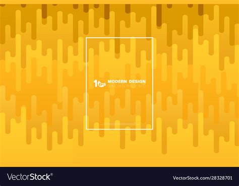 Abstract Yellow Stripe Line Pattern Decoration Vector Image