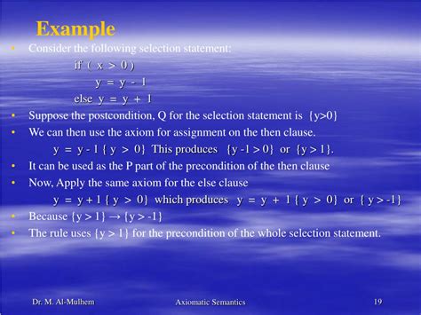 Ppt Axiomatic Semantics In Programming Languages Powerpoint Presentation Id8535160