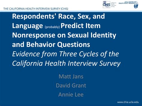 Pdf Respondents Race Sex And Language Probably Predict Item