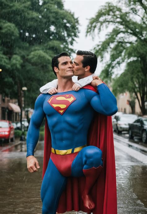 Gay Couple Saved By Superman Stable Diffusion Online