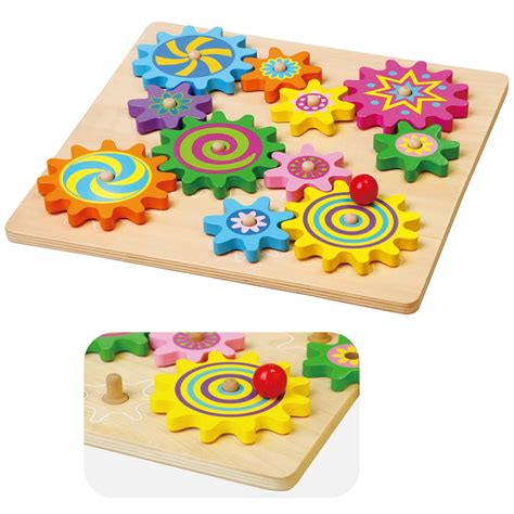 Puzzle And Spinning Gears