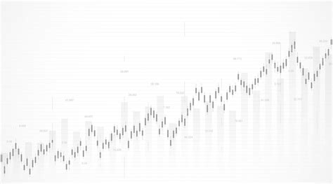 Premium Vector Financial Chart Background With Uptrend Line Graph