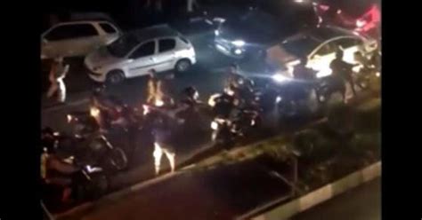 Iran Protests Escalate Rights Group Says Shooting Heard As Security