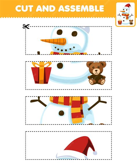Juego Educativo Para Niños Práctica De Corte Y Ensamblaje De