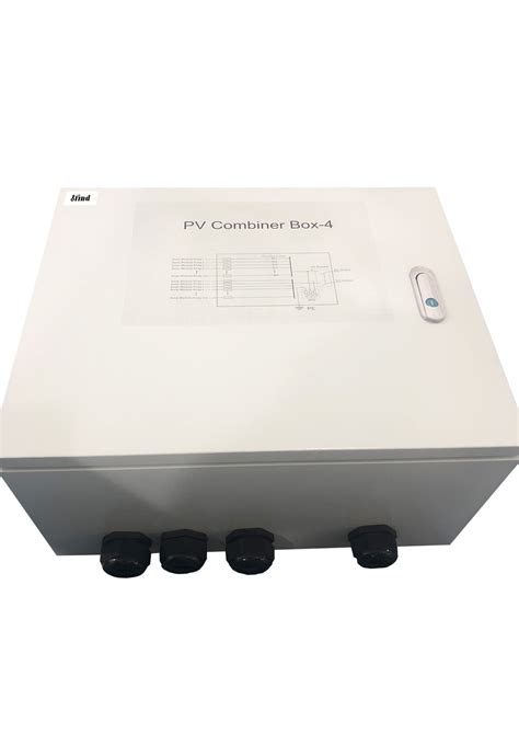 Solar System Dc Pv Combiner Box 16 Strings Input 1 Output Ip65with Spd