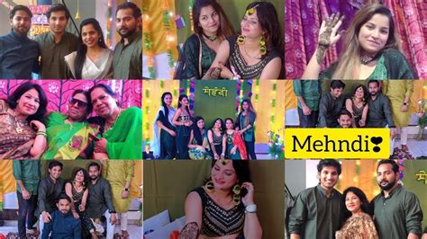 Sister Mehendi Vlog Sister Mehendi Function Dance Fun Youtube