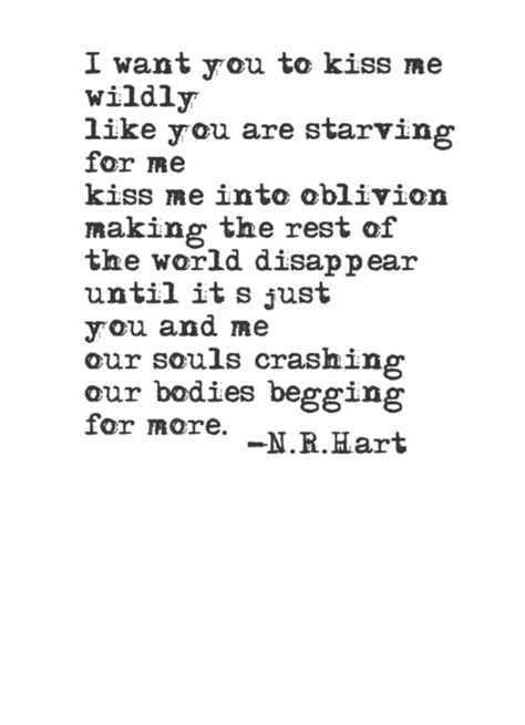 I Want You To Kiss Me Wildly