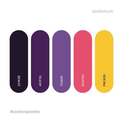 35 Beautiful Color Palettes For Your Next Design Project Purple Color