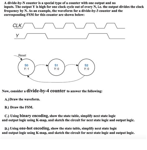 Solved A Divide By N Counter Is A Special Type Of A Counter