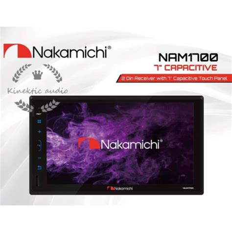 Nakamichi NAM 1700 – 2DIN-7” W/MP5 ,MIRRORLINK,BT, MKV,FLV PLAYER – NO DVD