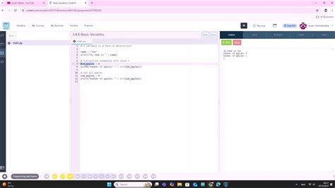 Python 3 4 5 სავარჯიშო Basic Variable პროგრამირება