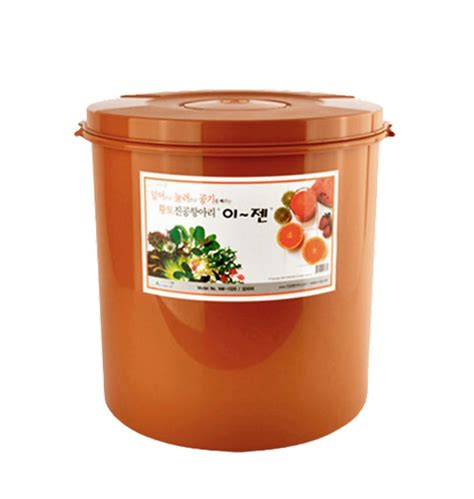 이젠 황토진공항아리 원형45l 밀폐용기 김치통 티몬