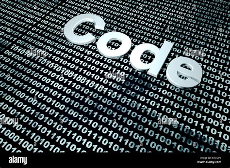 Binary Code 3D Rendered Background Stock Photo Alamy