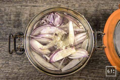 Échalotes Lactofermentées Recette 61°degrés