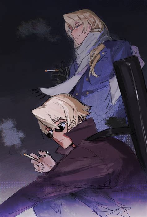 Klavier Gavin And Kristoph Gavin Ace Attorney And 1 More Drawn By